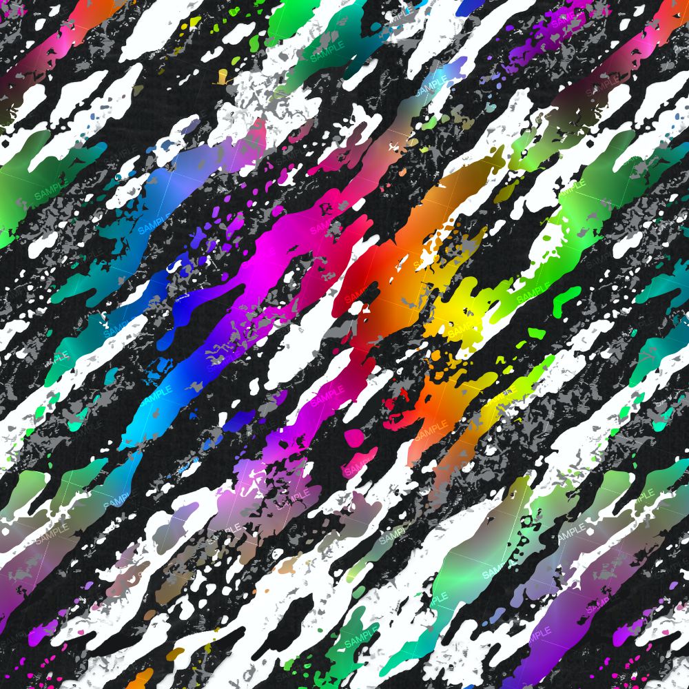 Rip Tear Splash Rainbow Tileable Repeating Pattern | Inspire Uplift