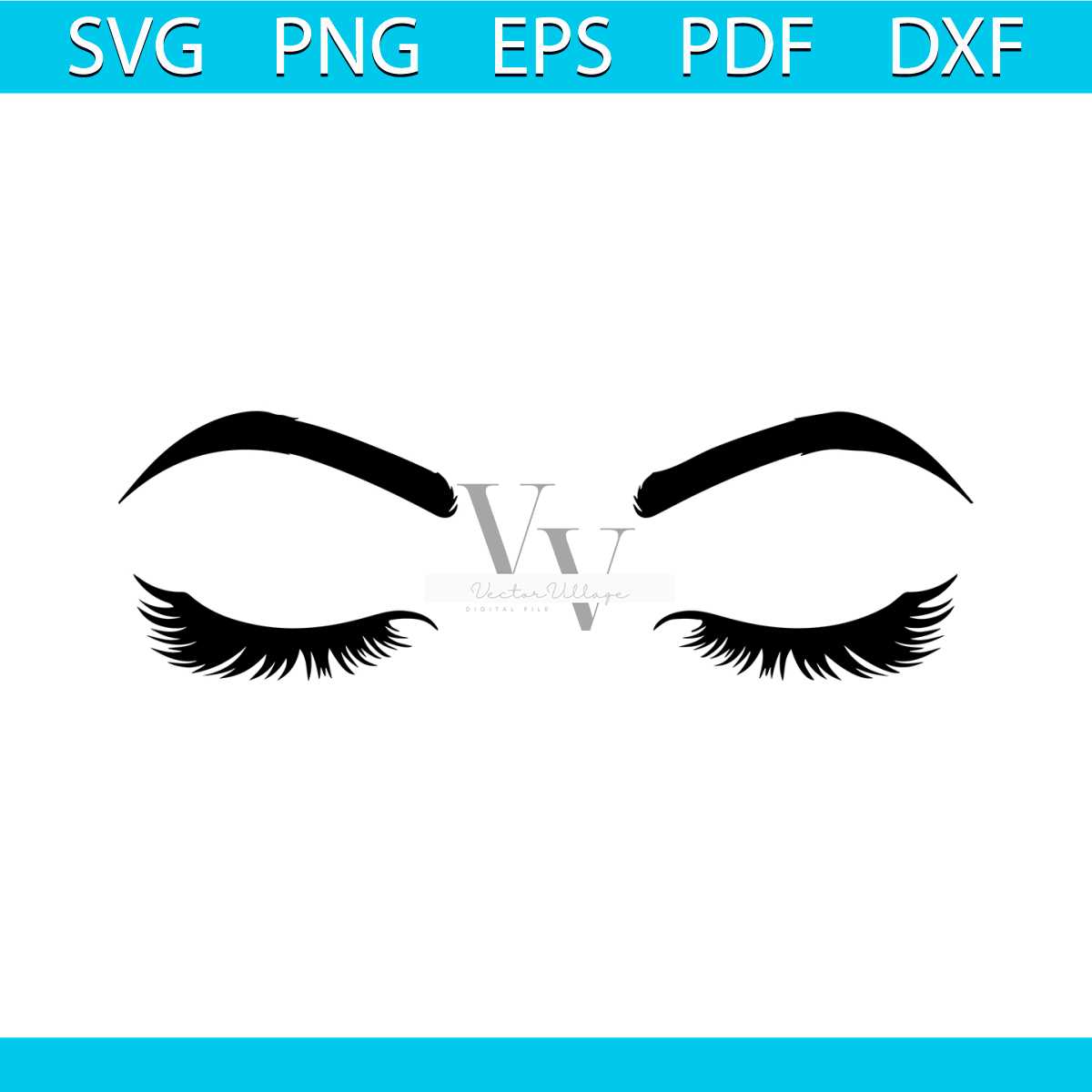 Eyelashes svg free, eyebrows svg, lashes svg, instant downlo | Inspire ...