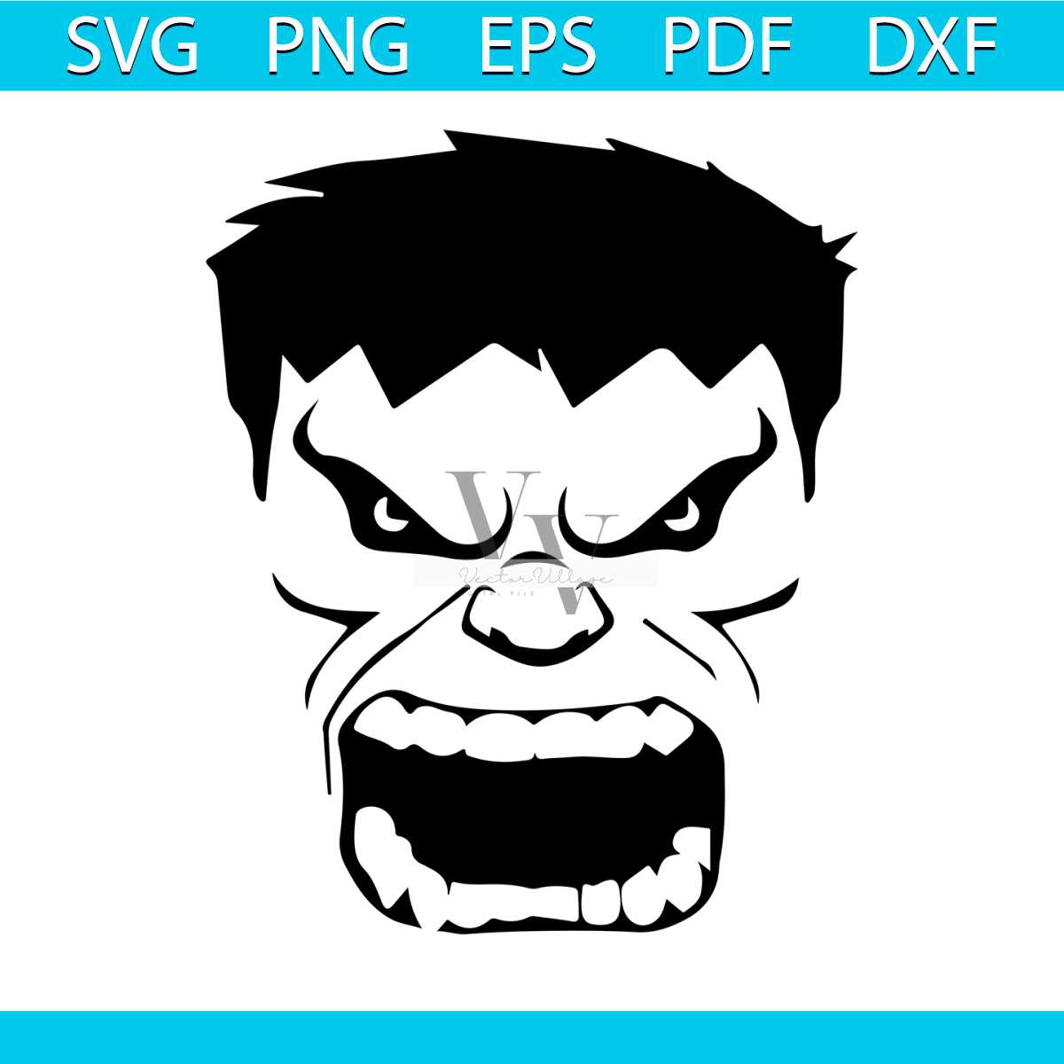 Hulk face svg free, hulk svg, face svg, instant download, si | Inspire ...