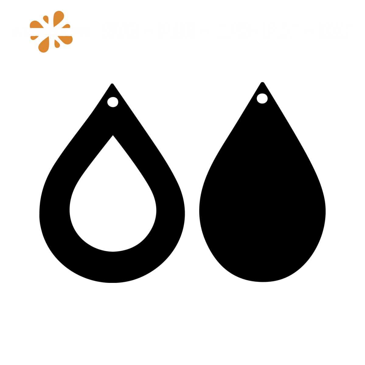 Earrings svg free, tear drop svg, earrings svg, digital down | Inspire ...