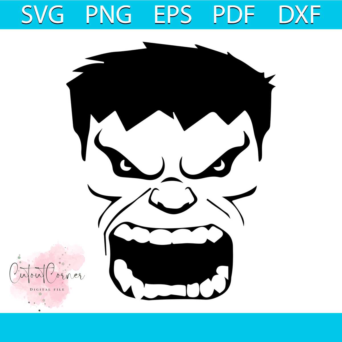 Hulk face svg free, hulk svg, face svg, instant download, si | Inspire ...