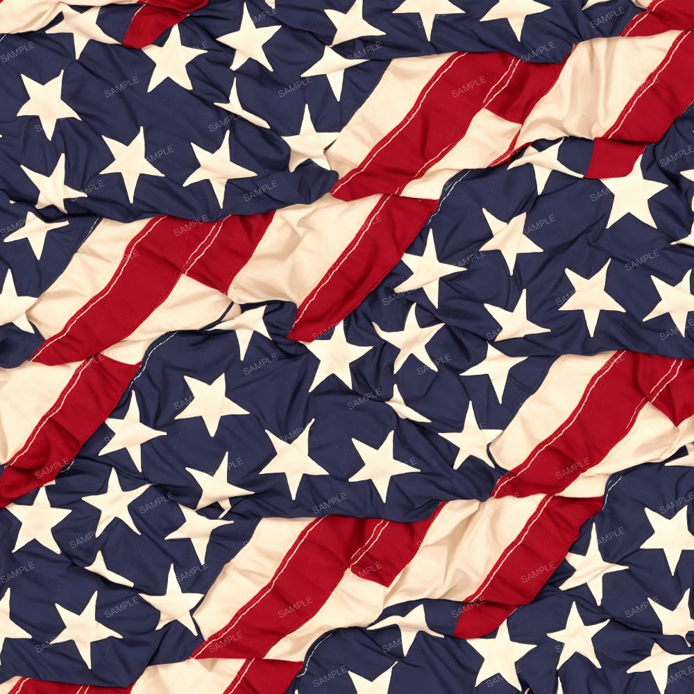US Flag 49 Tileable Repeating Pattern - Inspire Uplift