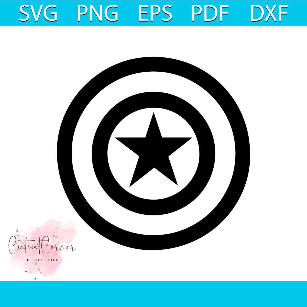Captain america svg free, shield svg, superhero svg, digital | Inspire ...