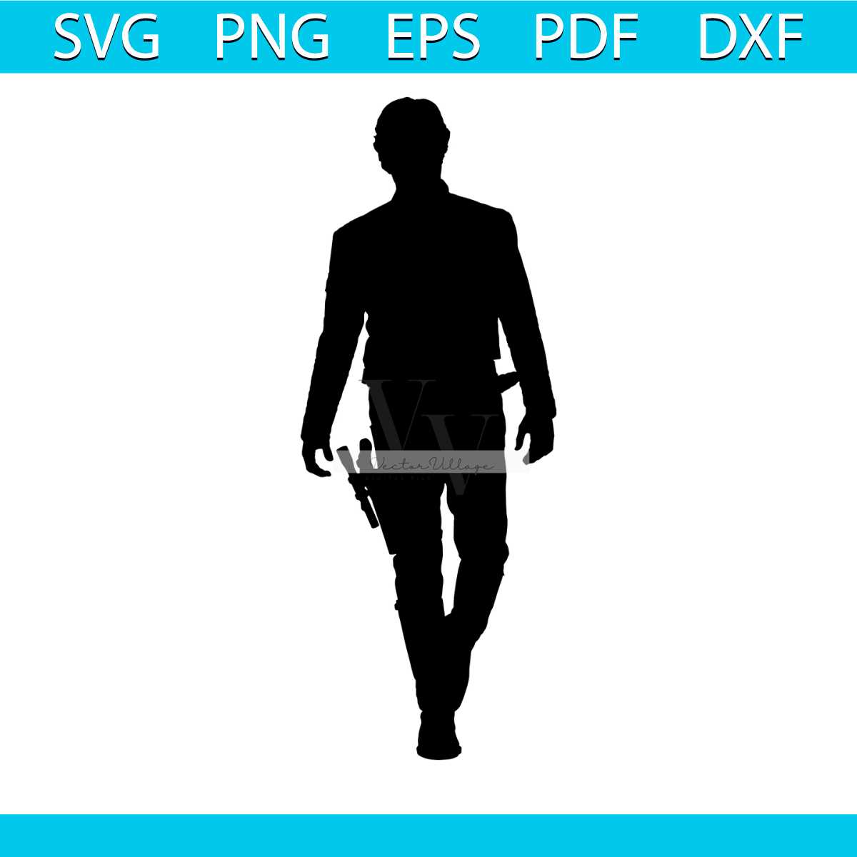 Han solo svg free, star wars svg, silhouette, instant downlo | Inspire ...
