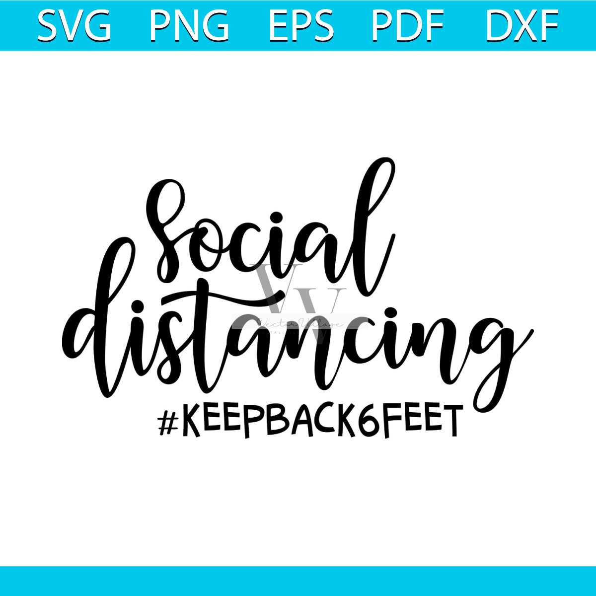 Social distancing svg free, quarantine svg, stay back 6 feet | Inspire ...
