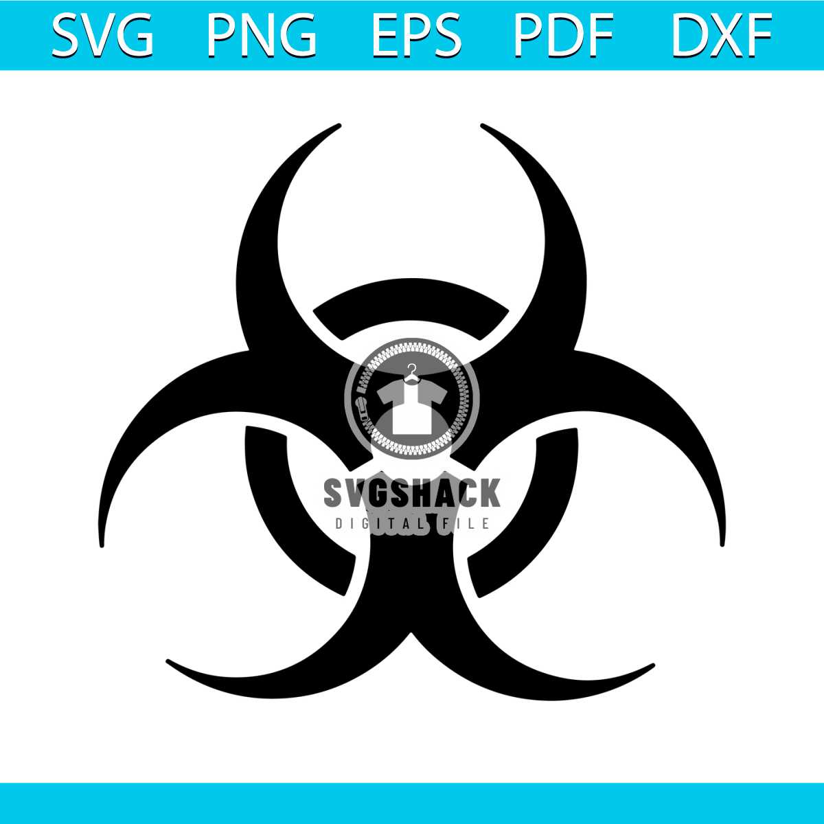 Biohazard symbol svg free, trending svg, silhouette cameo, b | Inspire ...