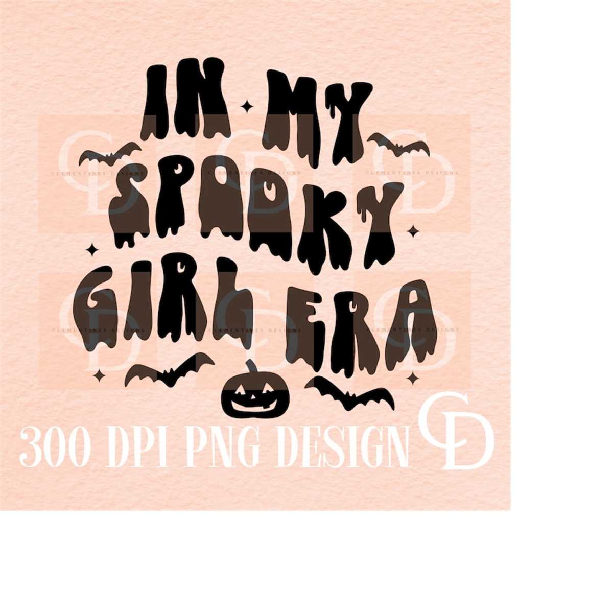 Spooky Girl Era PNG- Sublimation Download,Halloween sublimat | Inspire ...