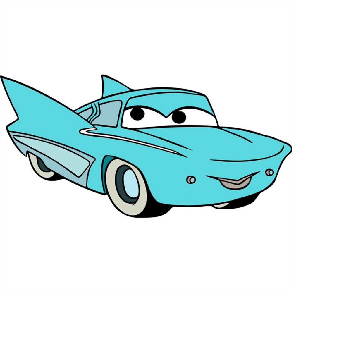 cars flo coloring pages