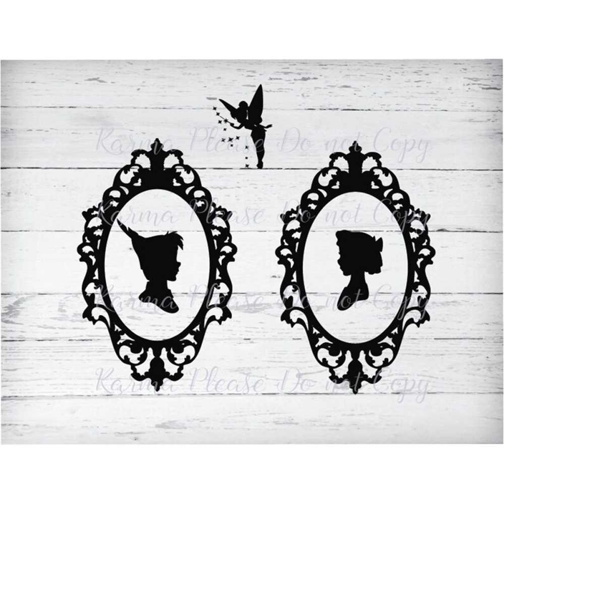 Peter Pan Silhouettes SVG Digital Download Cutting File DXF | Inspire ...