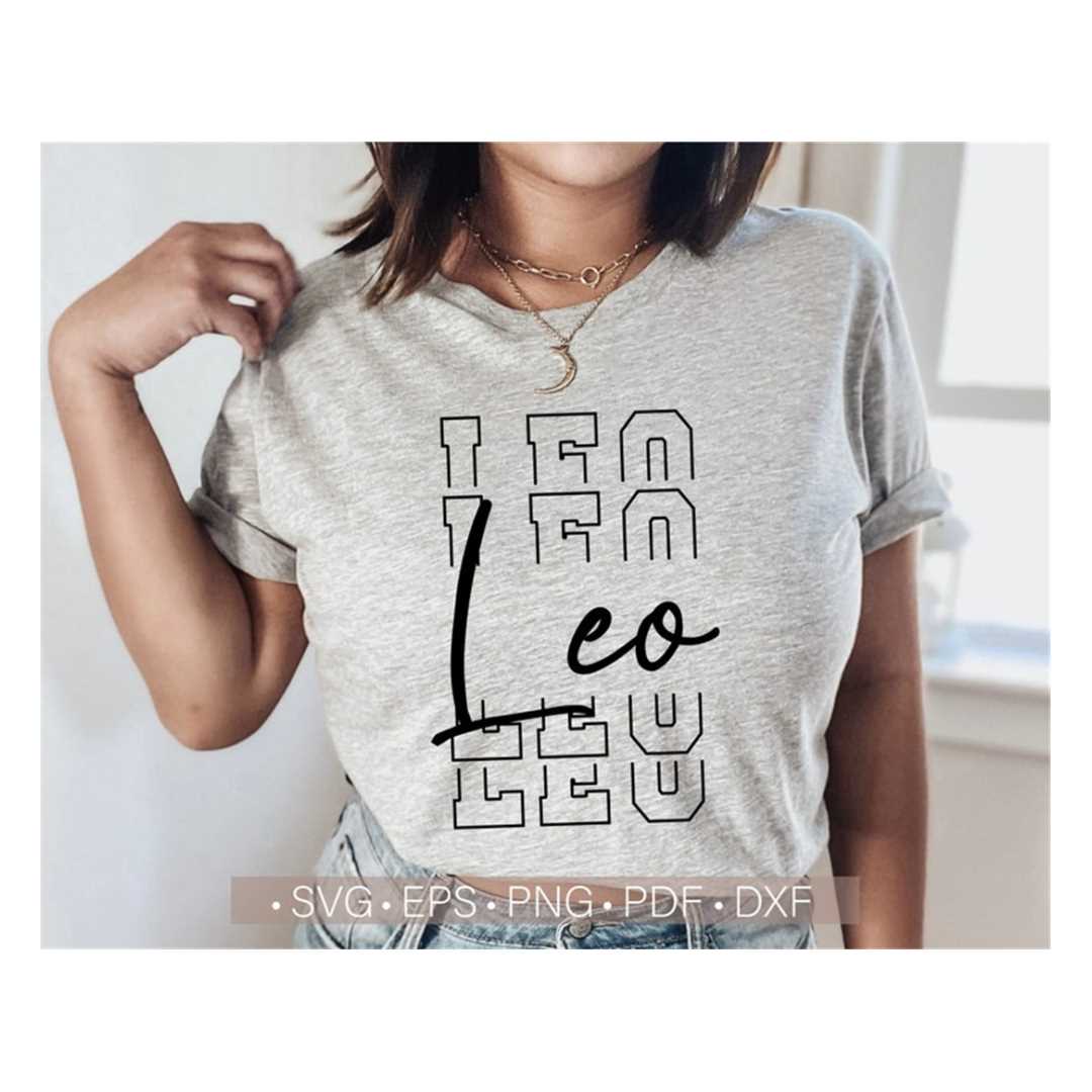 Leo Svg, Zodiac Svg, Stacked Birthday Svg Funny Birthday Svg | Inspire ...