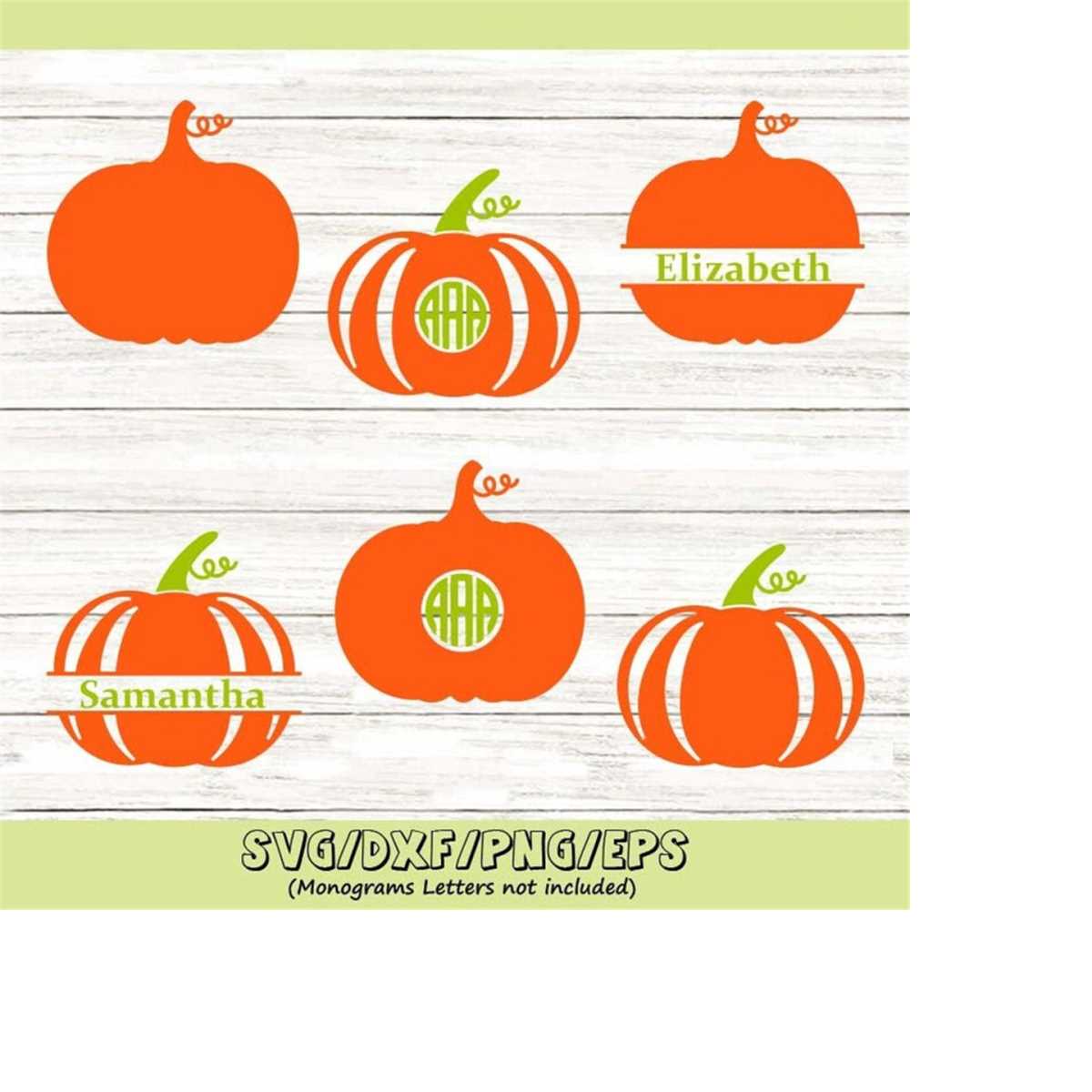 Pumpkin SVG, Pumpkin Monogram Svg, Thanksgiving Pumpkin Svg, | Inspire ...