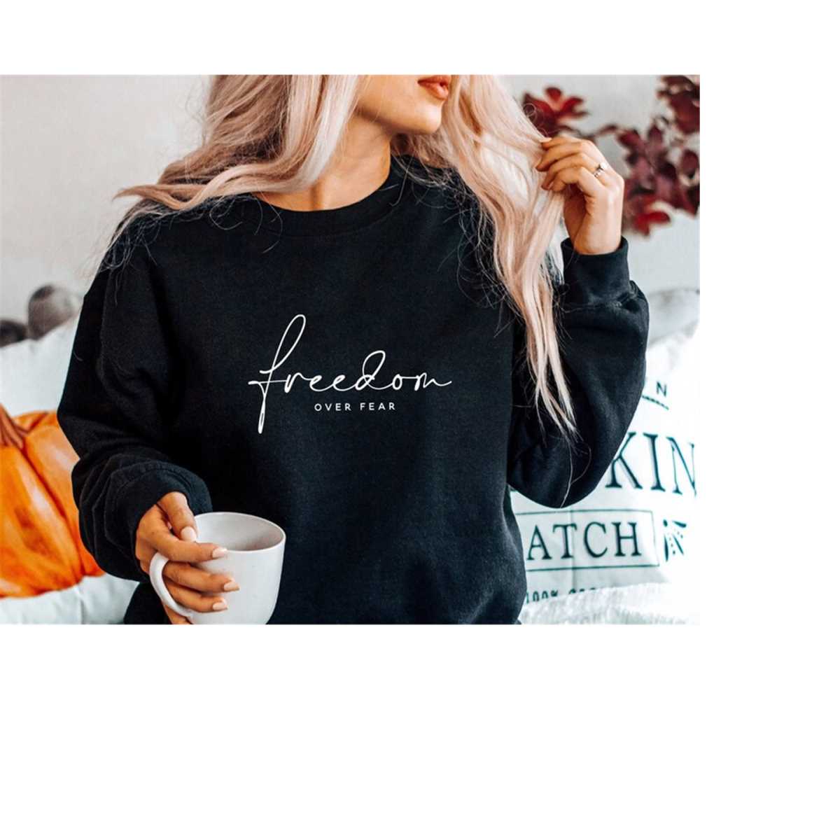 Freedom Over Fear SVG PNG PDF, Motivational Svg, Positive Qu | Inspire ...