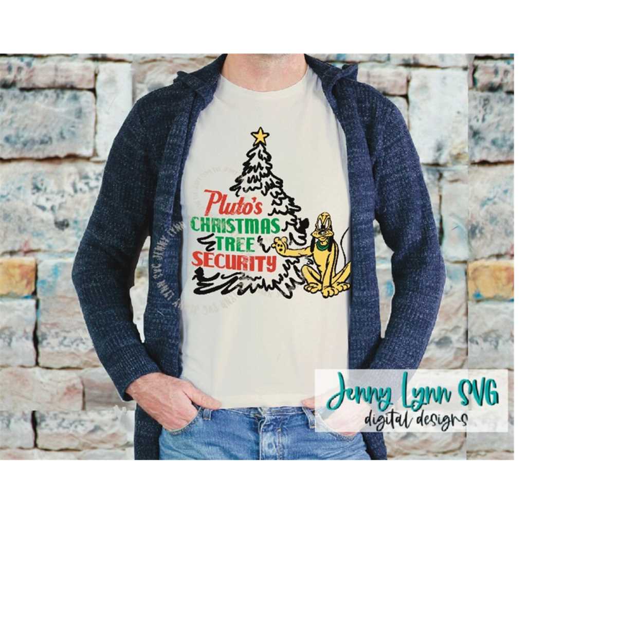 Pluto Christmas SVG DisneySVG Plutos Christmas Tree Security - Inspire ...