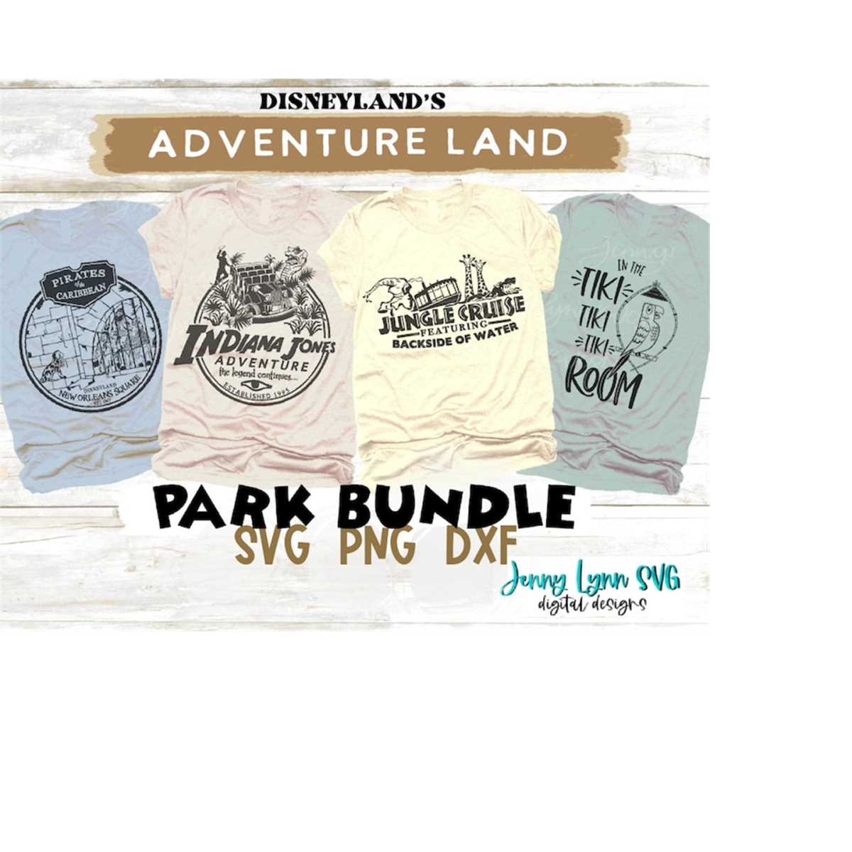 Disneylands Adventureland Park Ride SVG BUNDLE Indiana Jones | Inspire ...