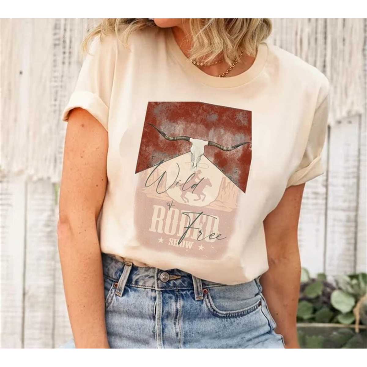 Western American Rodeo Shirt, Vintage Inspired Tee Shirt, We | Inspire ...