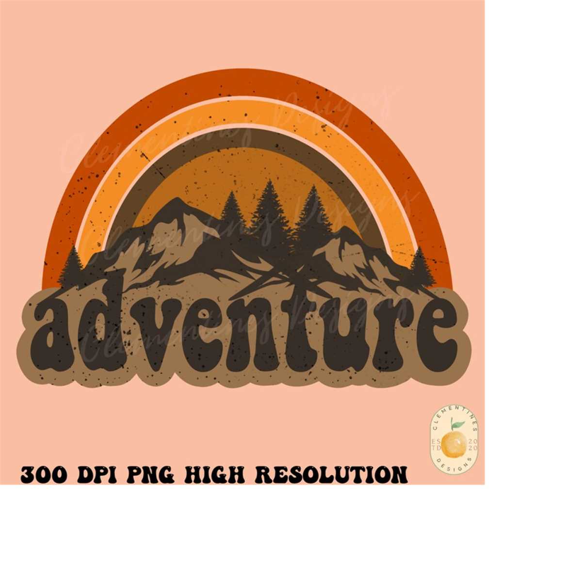 Adventure PNG- Sublimation Download, Boho Png, Hiking Design | Inspire ...