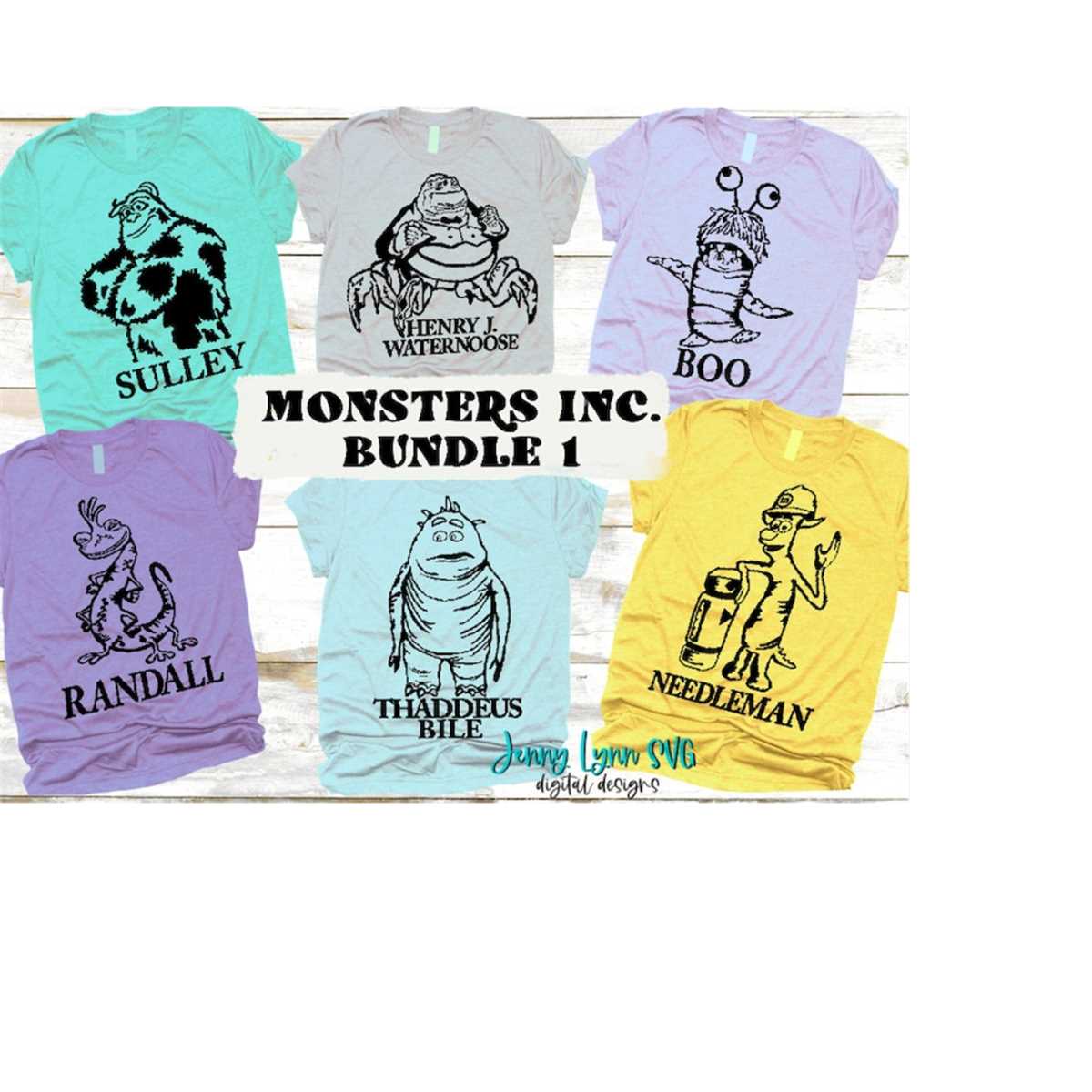 Monsters Inc SVG Bundle Sulley Boo Randall SVG Monsters Inc | Inspire ...
