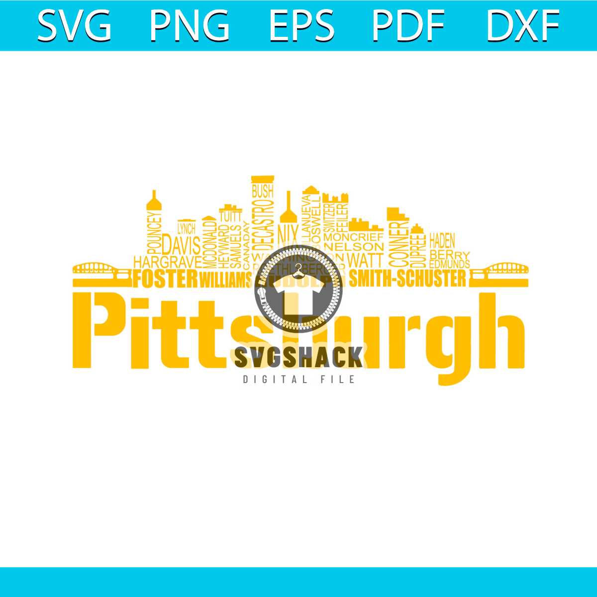 Pittsburgh Steelers Svg, Sport Svg, Skyline Names Svg, Pro F - Inspire ...