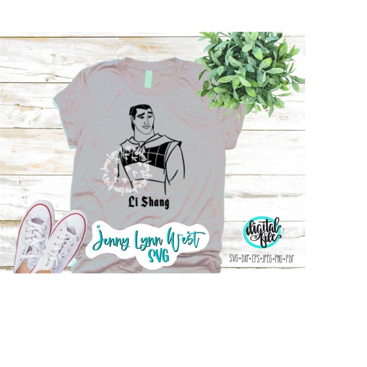 General Li Shang SVG Mulan SVG Shirt Digital Silhouette Down | Inspire ...