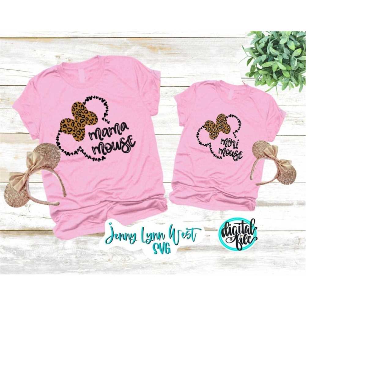 Leopard Mama Mouse SVG Mini Mouse Mickey Head Digital File S | Inspire ...