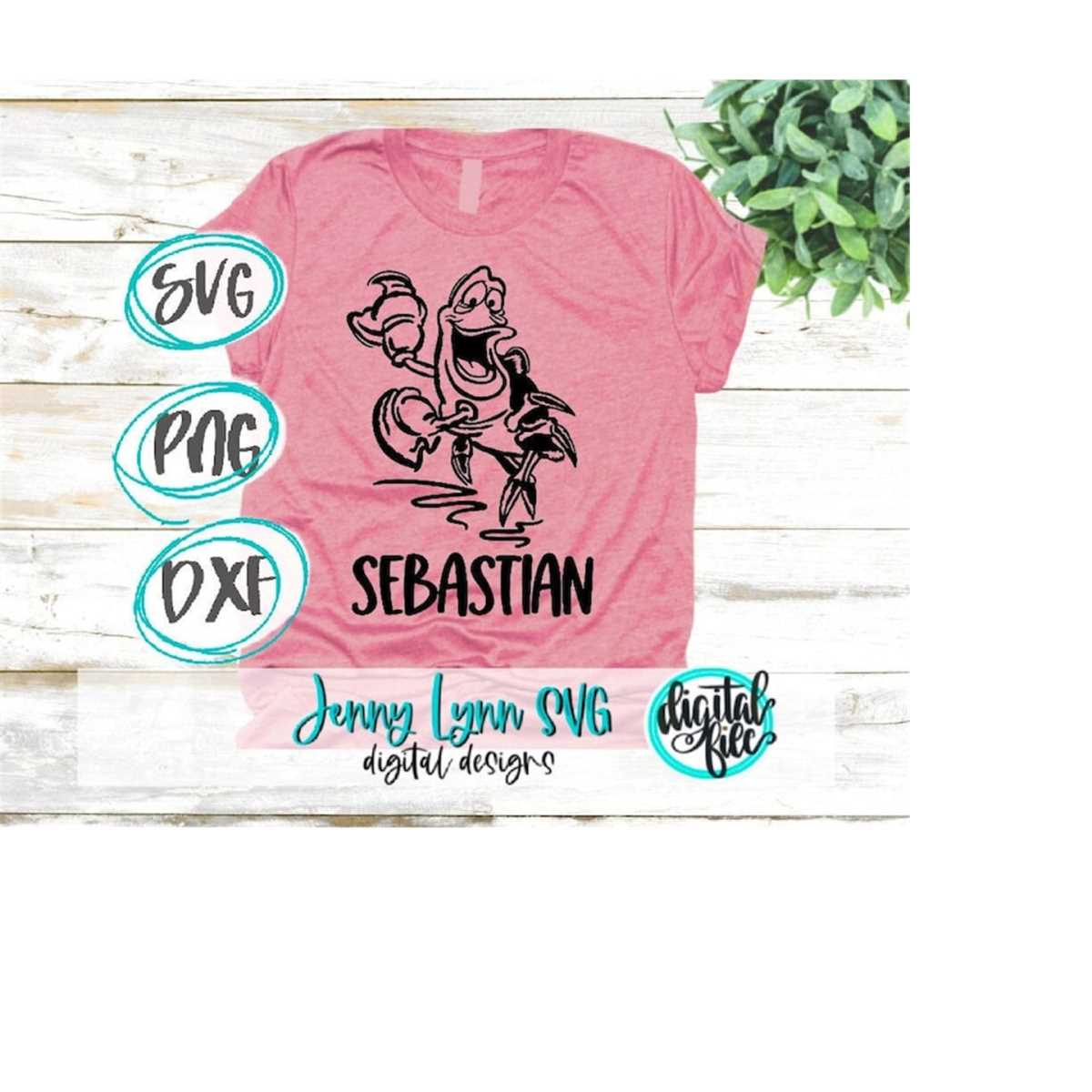 Little Mermaid SVG Sebastian SVG DisneySVG Cut Disneyland sv | Inspire ...