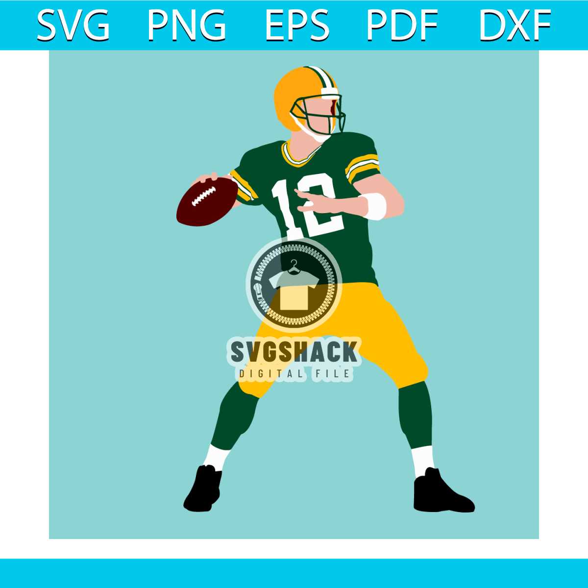 Aaron Rodgers 2478 Svg, Sport Svg, Green Bay Packers Svg, Fo | Inspire ...