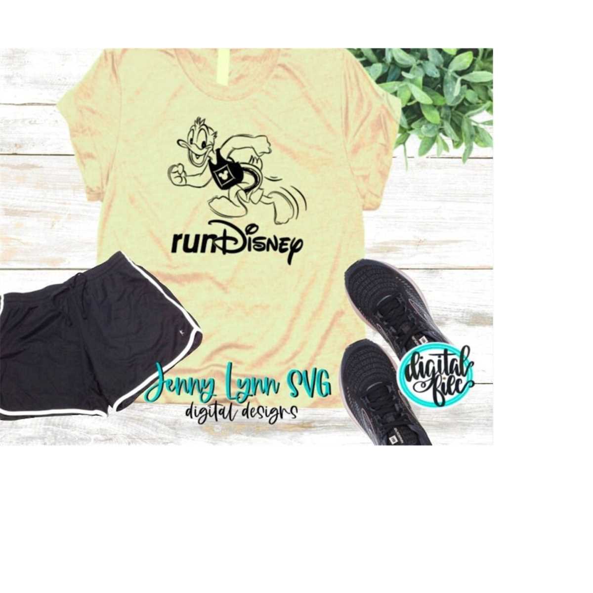 Donald Duck RunDisney Running Shirt SVG RunDisney Shirt Exer - Inspire ...