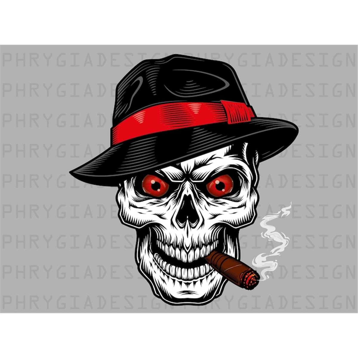 Gangster Png , Skull Clipart , Gangster Skull , Mafia , T-sh - Inspire ...
