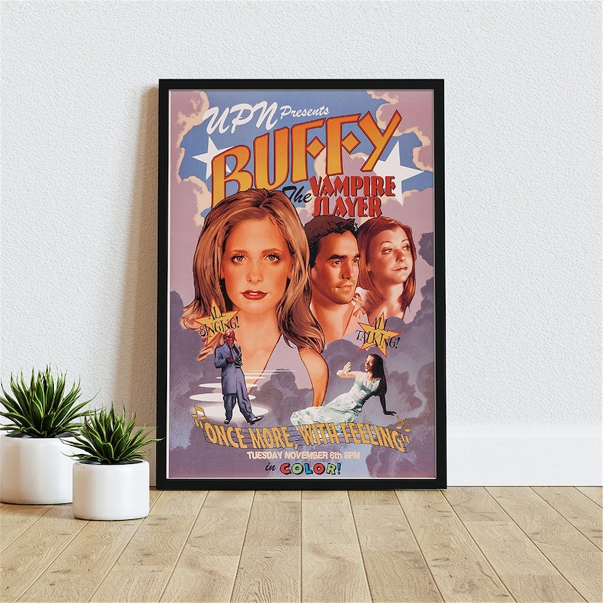 Buffy The Vampire Slayer Large Poster Print, Canvas Wall Art | Inspire ...
