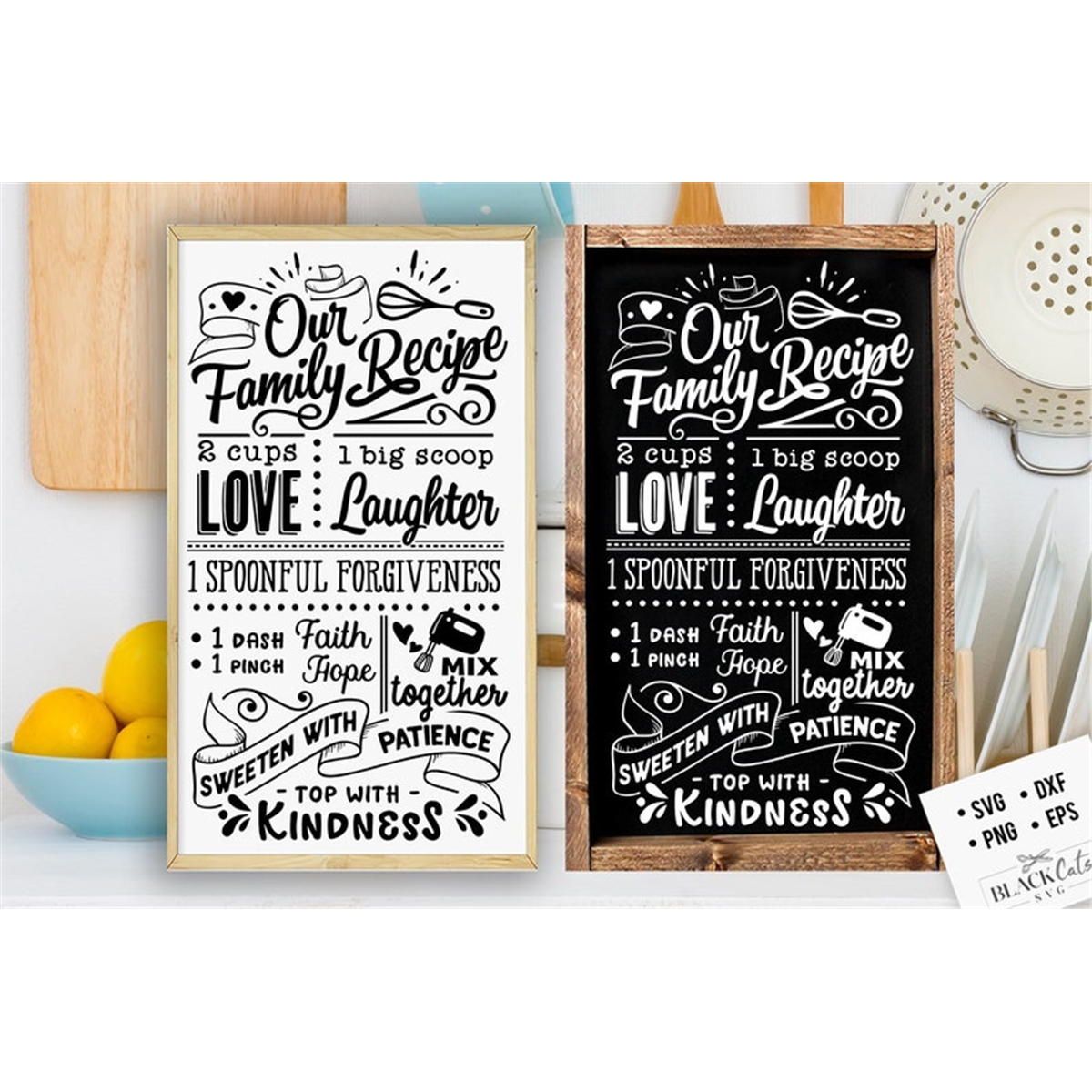 Our Family Recipe SVG, Kitchen svg, Funny kitchen svg, Cooki - Inspire ...