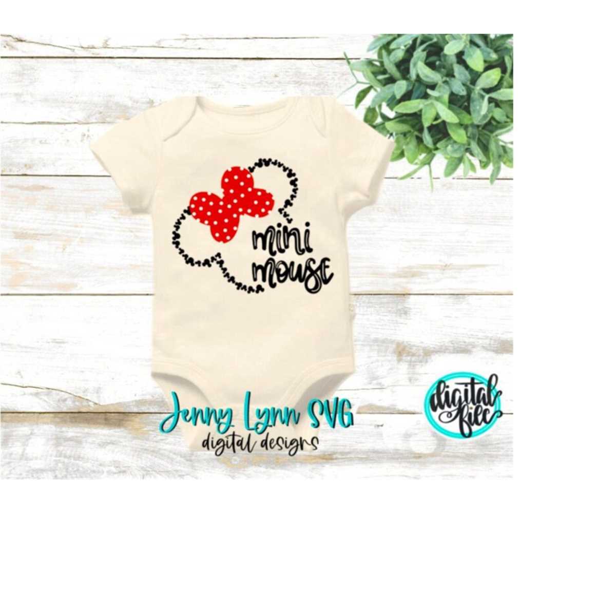 Mini Mouse Mickey Heads Digital File SVG Hand Lettered Mini | Inspire ...