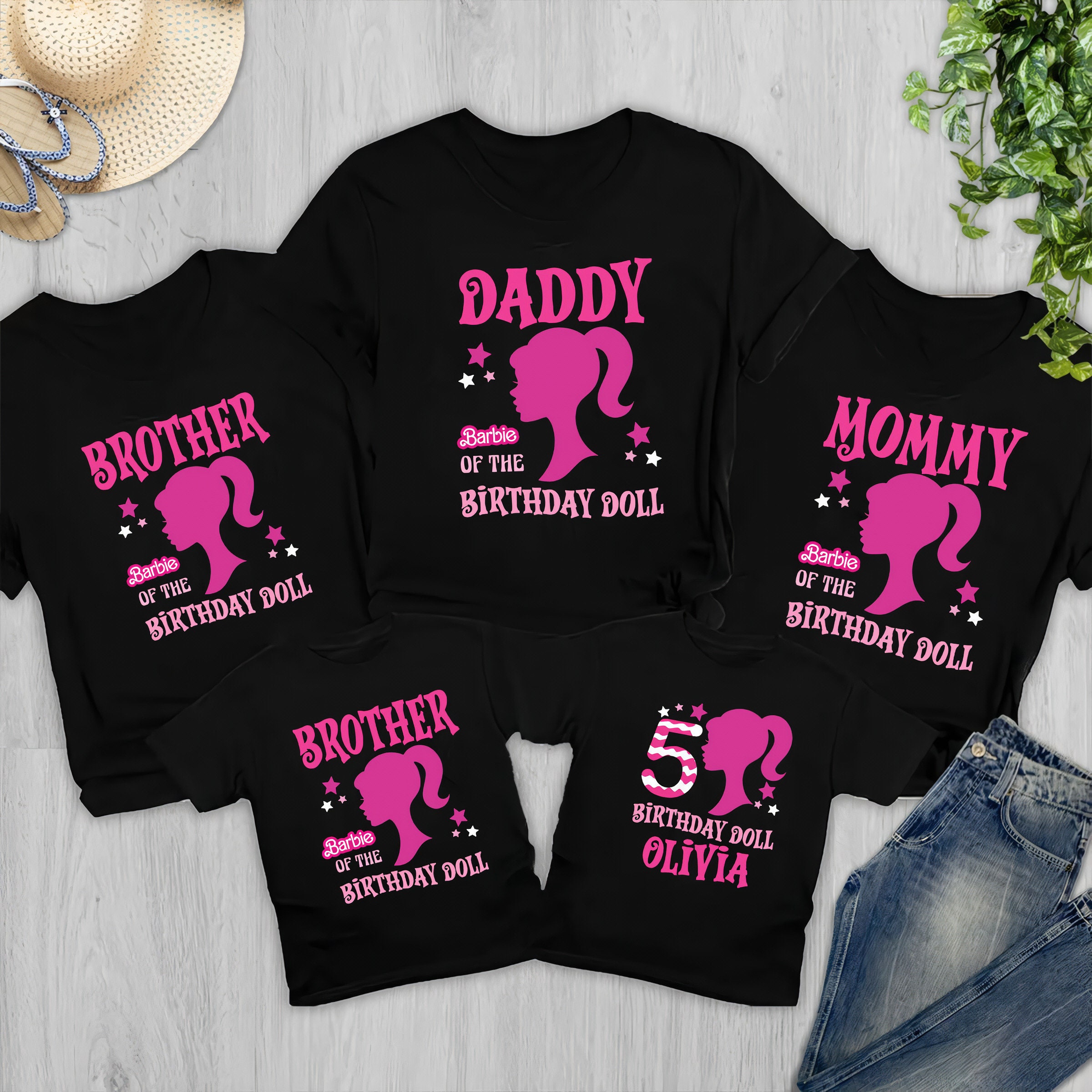 Custom Barbie Birthday Girl Shirt, Custom Ken Birthday Boy S - Inspire ...