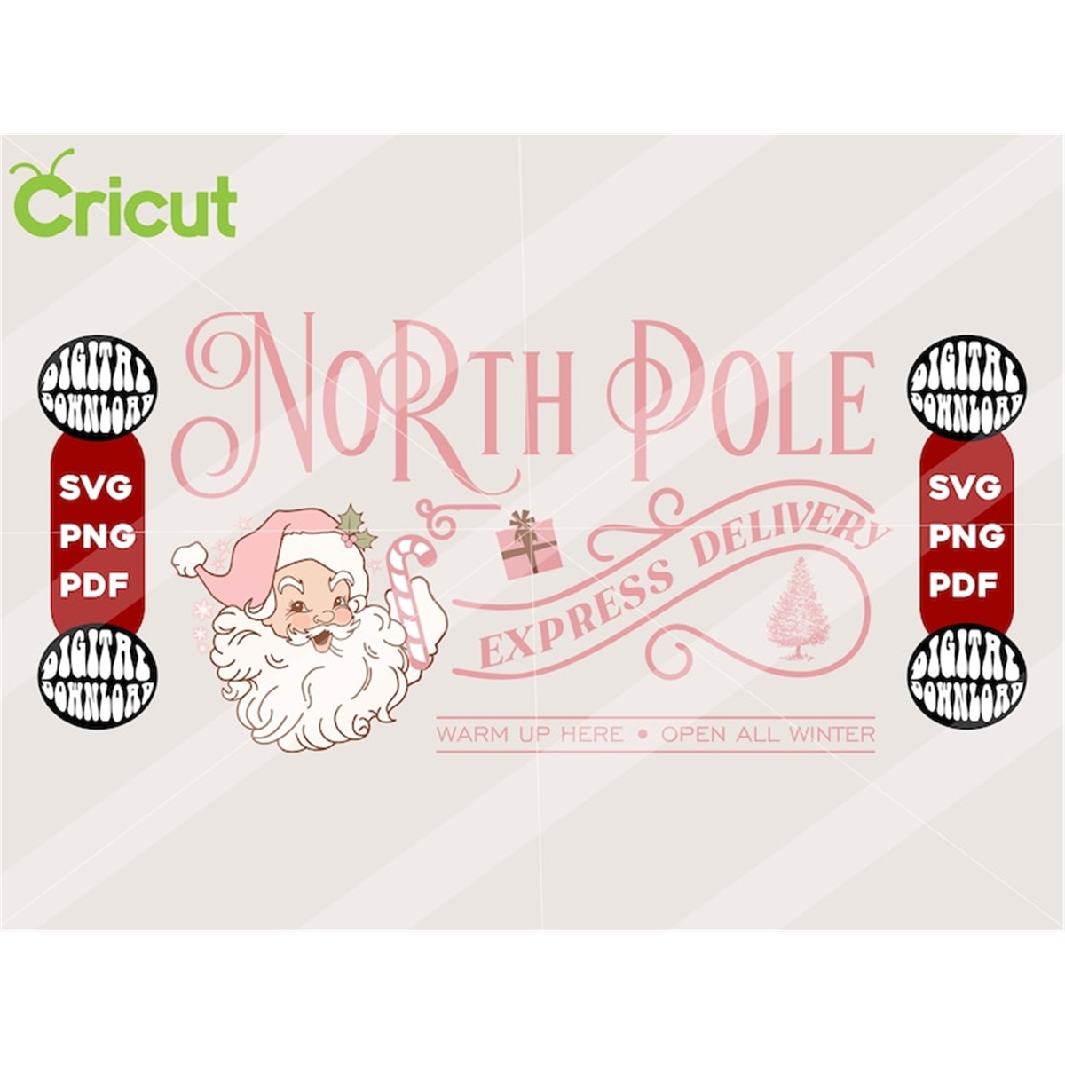 North Pole Express Delivery svg, Christmas svg, North Pole S | Inspire ...
