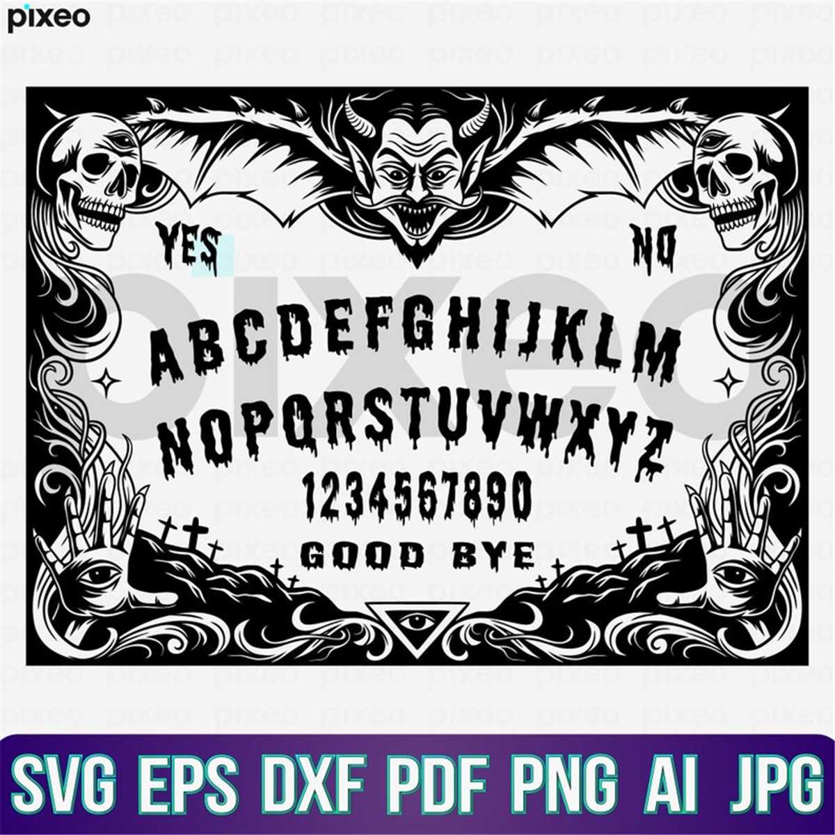 Ouija Board Svg Ouija Board Game Svg Dead Spirit Game Svg Inspire