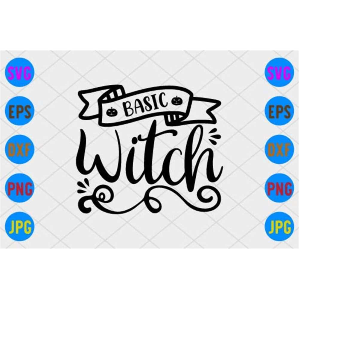 Basic Witch Svg File | Inspire Uplift