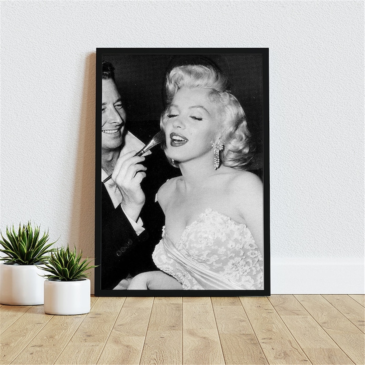 Marilyn Monroe Makeup Poster, Fashion Wall Art, Blonde Bombs | Inspire ...