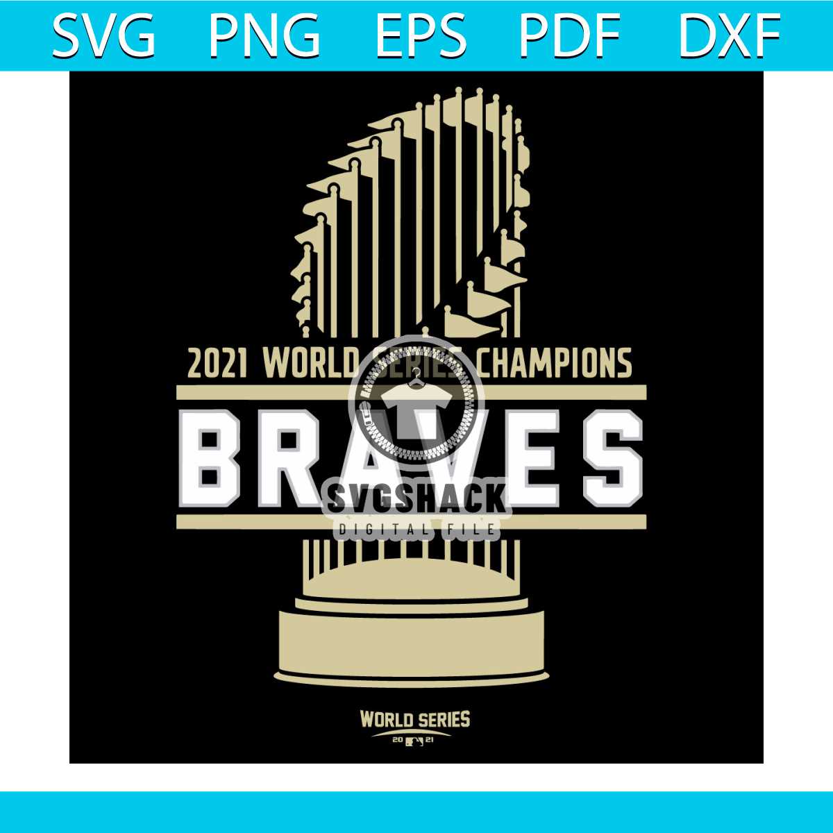 Braves World Series Trophy svg, Sport Svg, MLB Svg, The Brav - Inspire ...