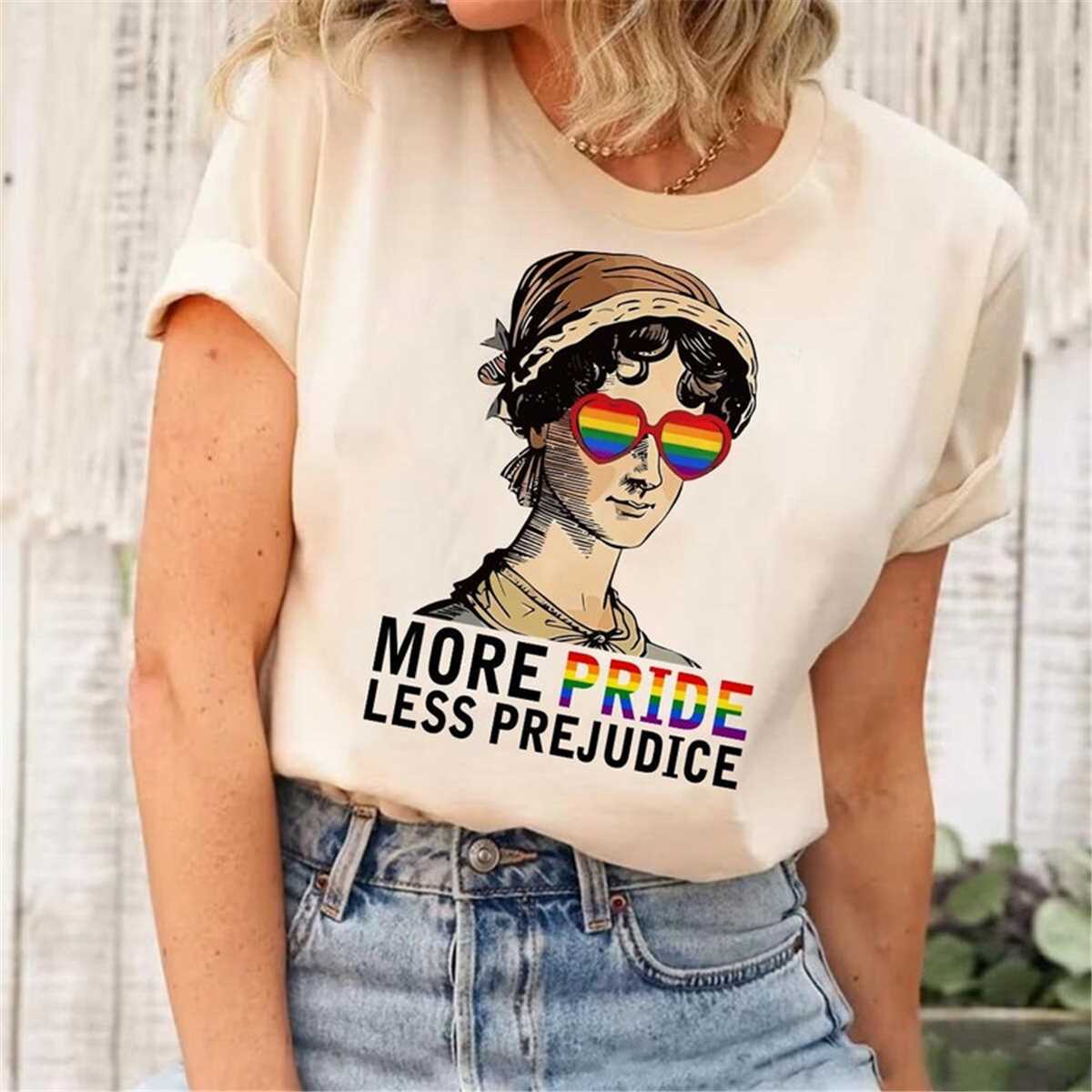 More Pride Less Prejudice Shirt, Jane Austen Shirt, Proud Al | Inspire ...