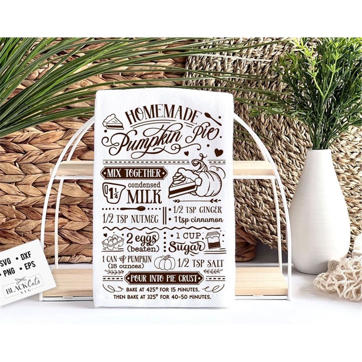 Pumpkin pie recipe svg, Homemade pumpkin pie svg, Fall recip | Inspire ...