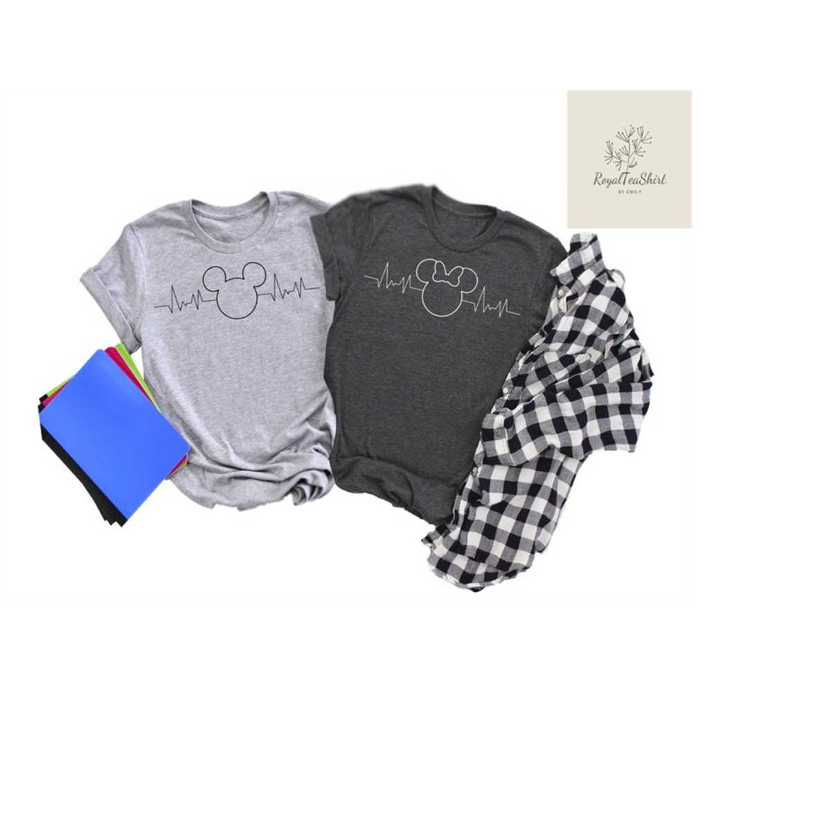 Disney Heartbeat Shirt, Disney Couples Heartbeat Shirt, Disn | Inspire ...