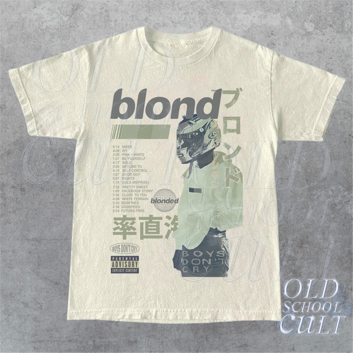Frank Ocean Blond Album T-Shirt , Frank Blond Vintage 90s St | Inspire ...
