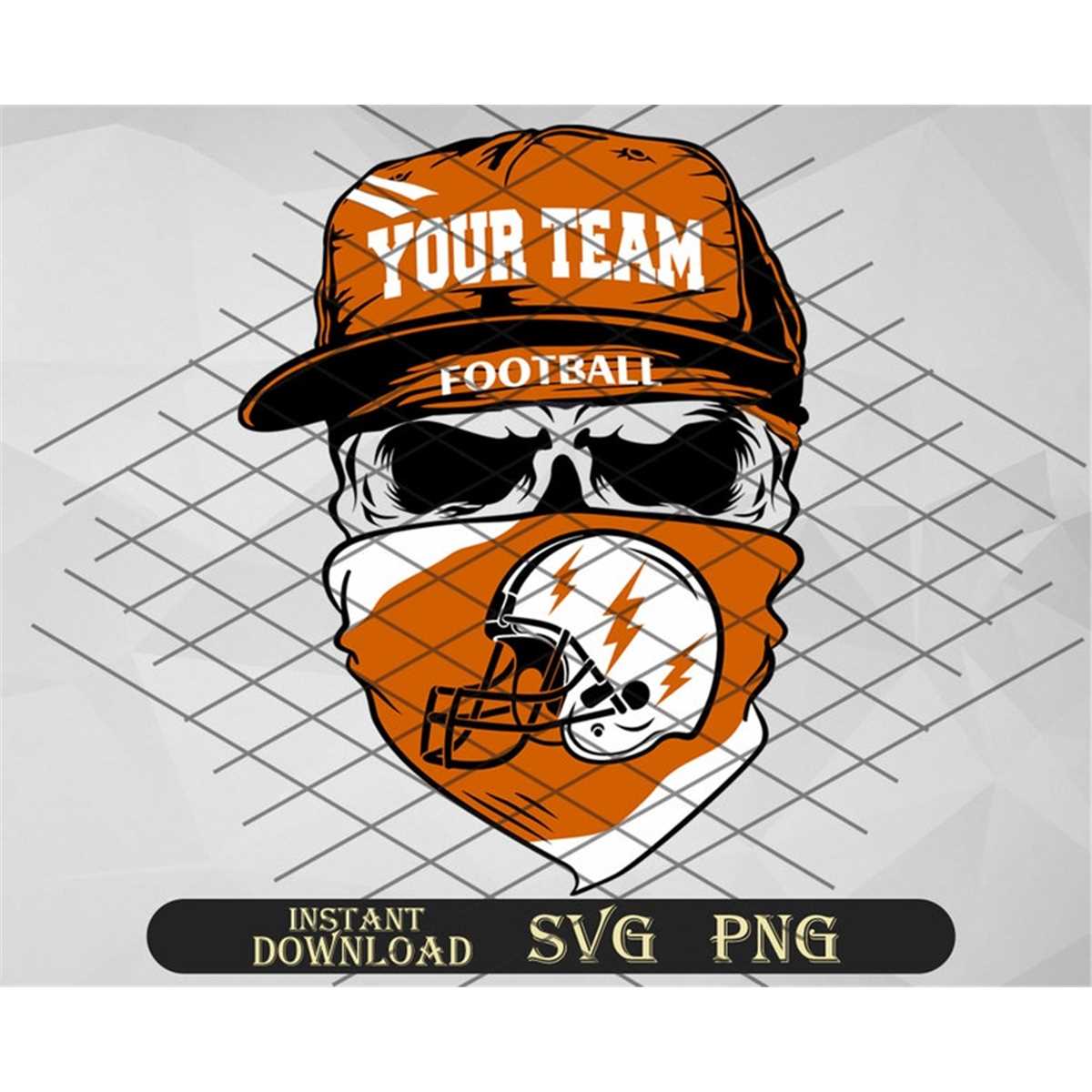 Custom Football Svg Instant Download - Inspire Uplift