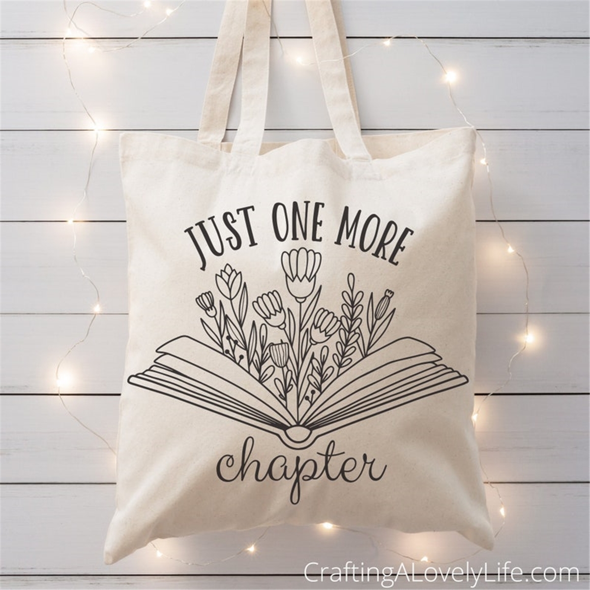 Just One More Chapter SVG, Book Flowers svg, Book svg, Book | Inspire ...