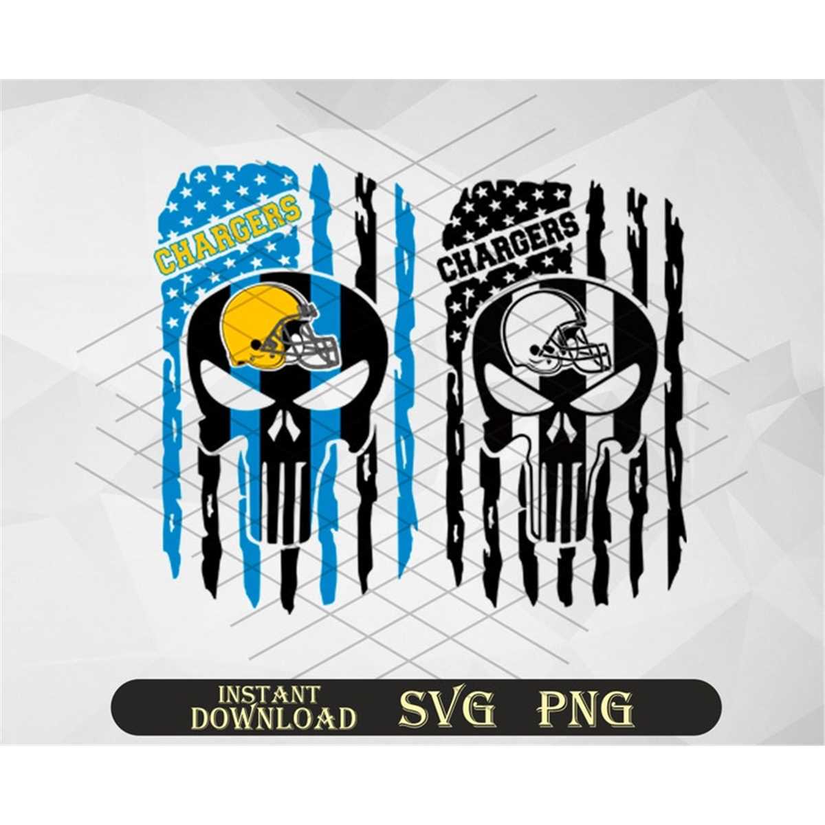 Chargers Football Svg - Inspire Uplift