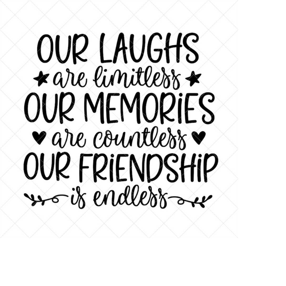 Our Laughs are Limitless Svg, Best Friend Svg, Vector Image - Inspire ...