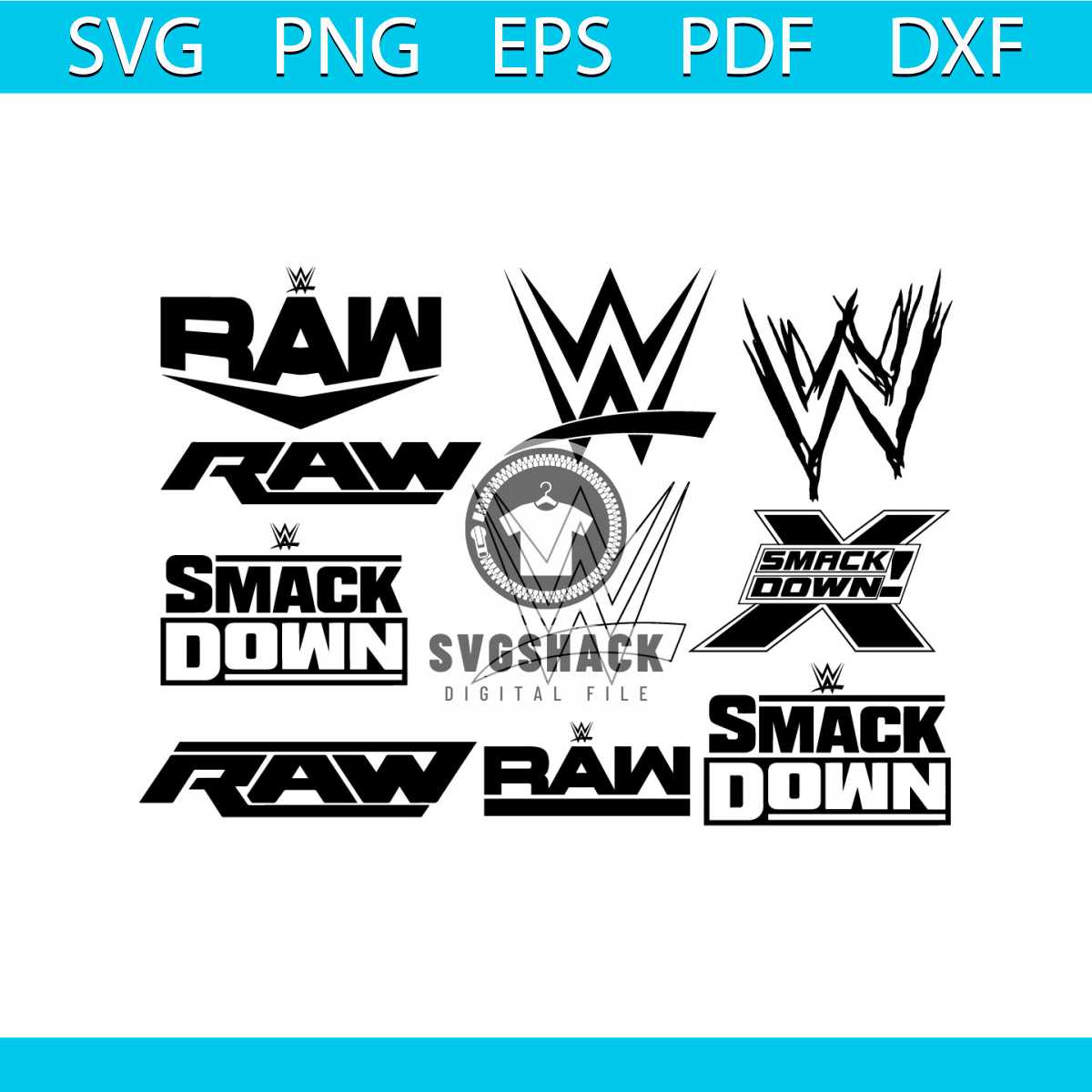Raw WWE Logo Bundle Svg, Trending Svg, Brand Logo Svg, US Sv | Inspire ...