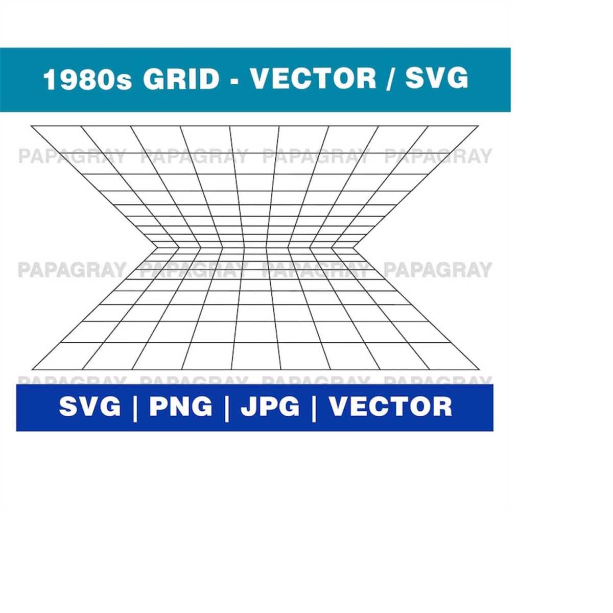1980s Grid SVG Vector Graphic | Digital Download | Retro Gri | Inspire ...
