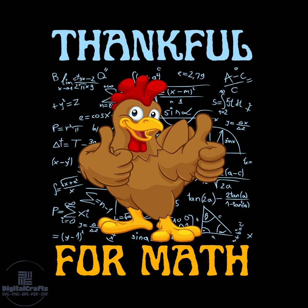 Thankful For Math Svg, Thanksgiving Svg, Thankful Svg, Math | Inspire ...