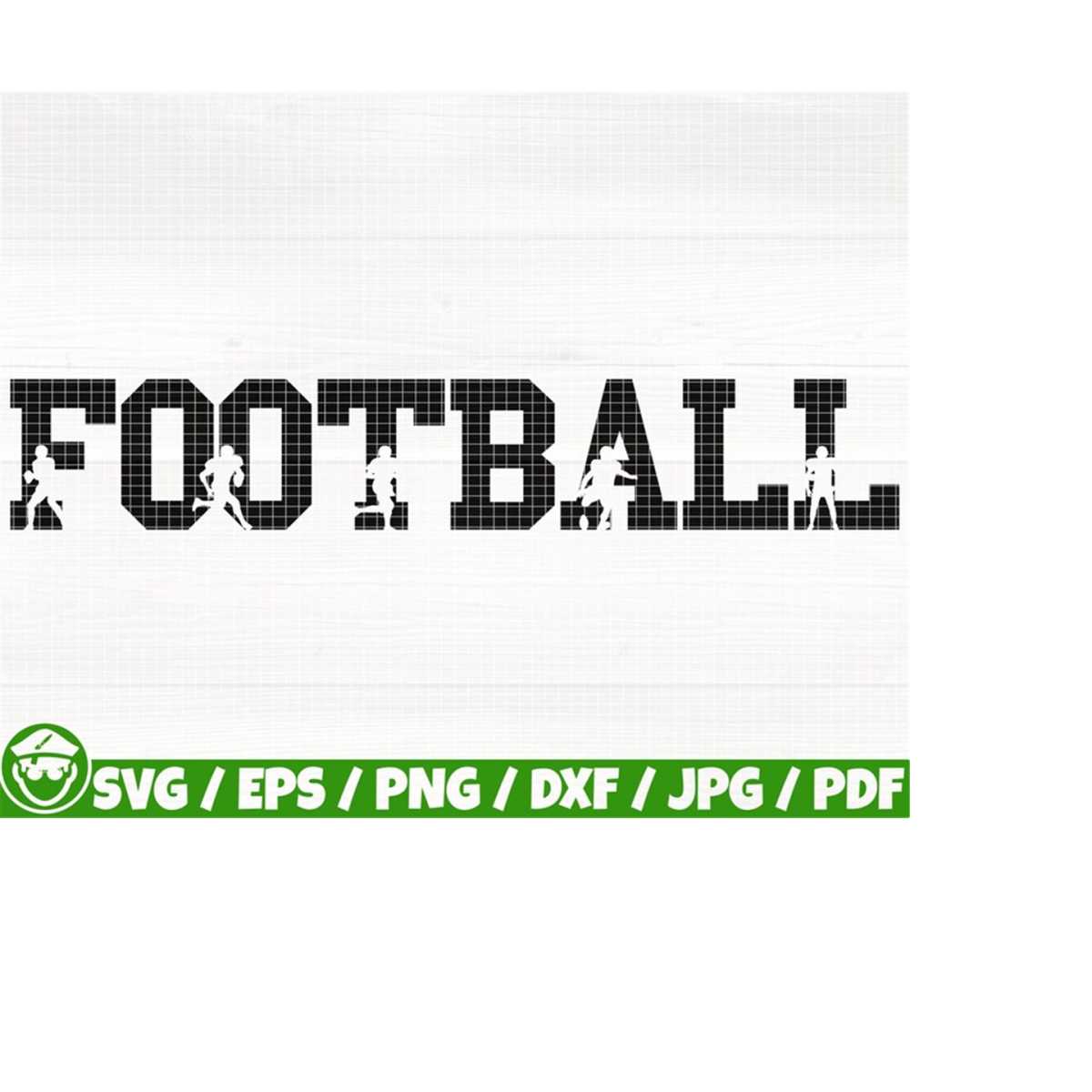 Football Logo Svg/Eps/Png/Dxf/Jpg/Pdf, Football Vector, Foot | Inspire ...