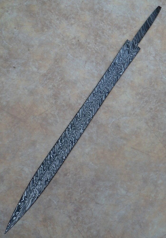 Custom Handmade Damascus steel 28'' Gladious Sword Blank Bl | Inspire ...